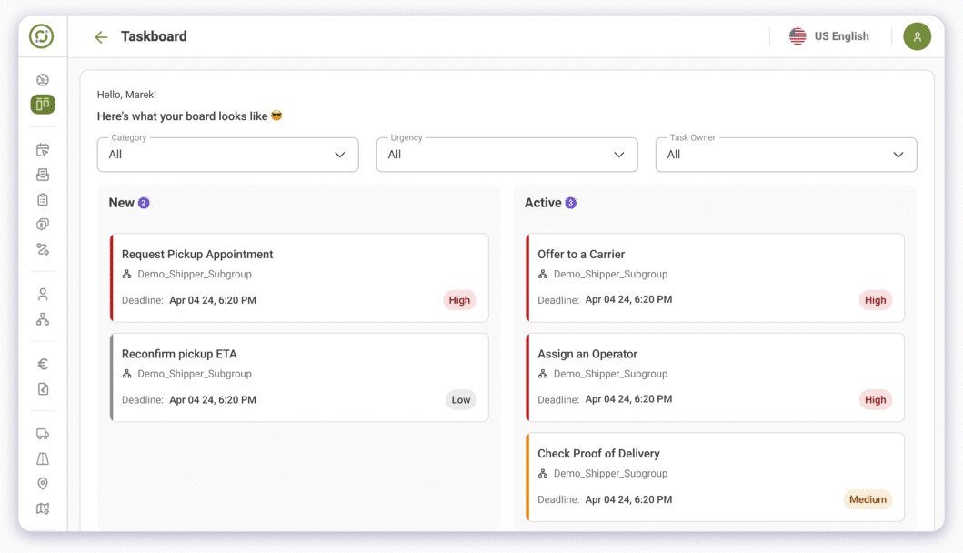 CtrlChain Shipper TMS